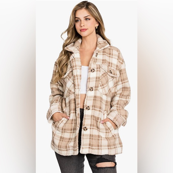Love Tree | Jackets & Coats | Love Tree Womens Cozy Soft Sherpa Teddy ...